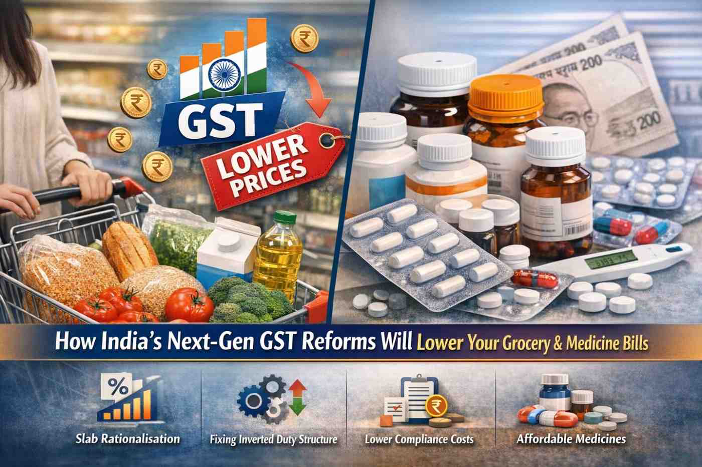 How India’s Next-Gen GST Reforms Will Lower Your Monthly Grocery and ...